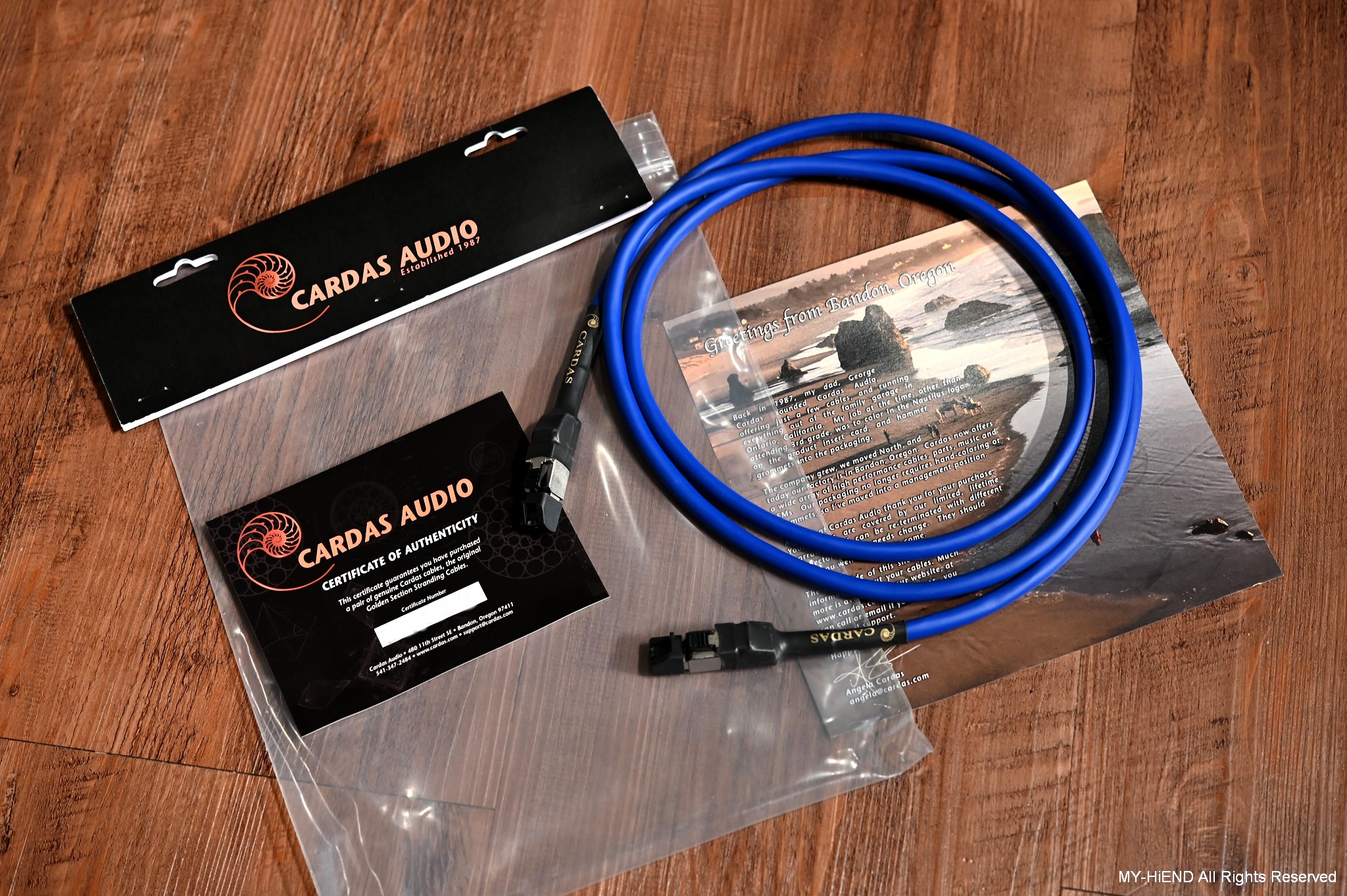 輕鬆完勝: Cardas Clear Network CAT7網路線