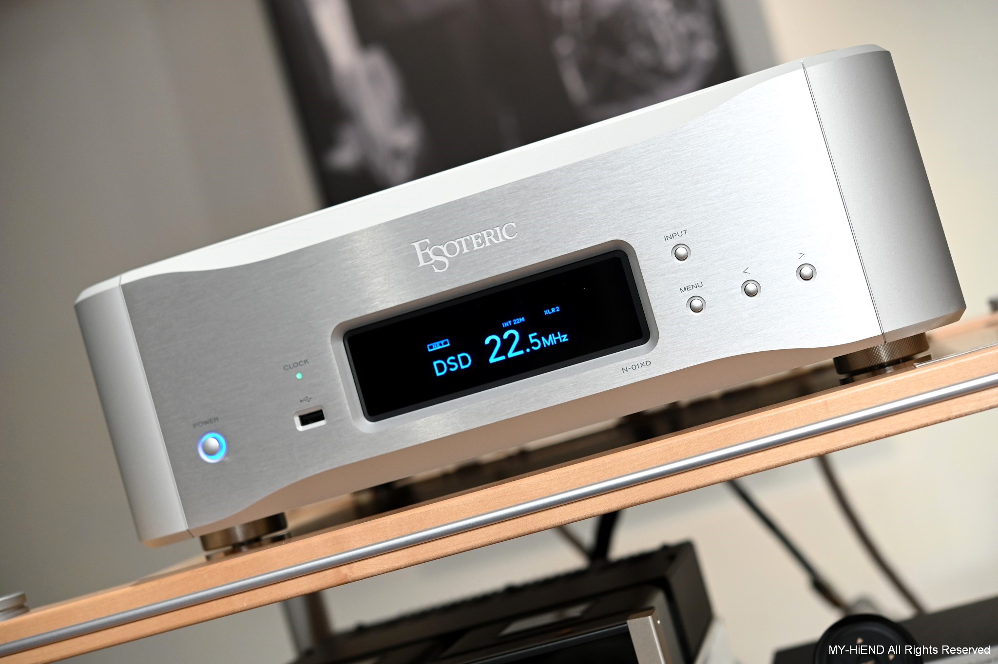 讓人驚豔的頂級數位串流之聲: Esoteric N-01XD Network DAC